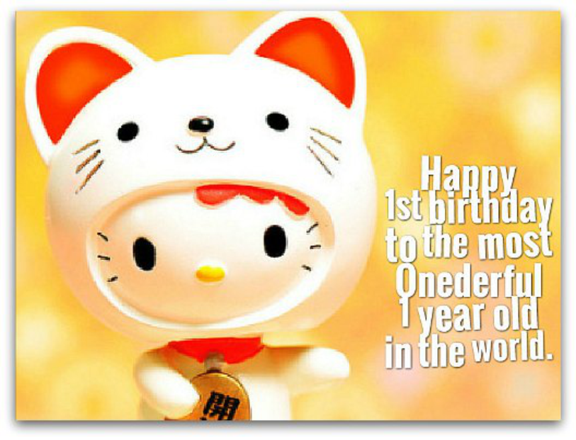 1st Birthday Wishes And Cute Baby Birthday Messages